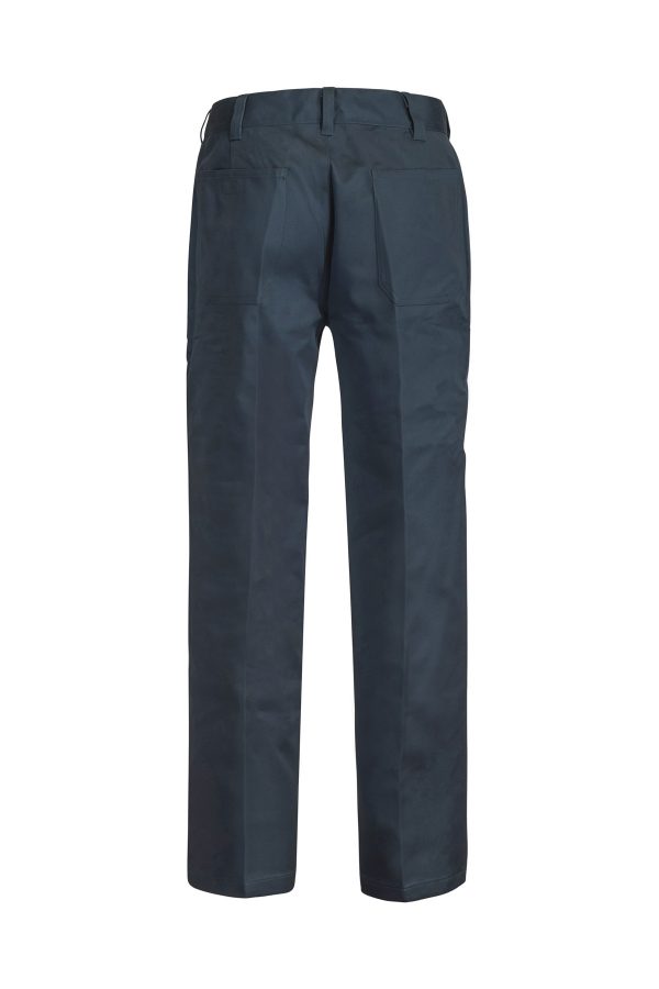 SINGLE PLEAT COTTON PANT - workcraft