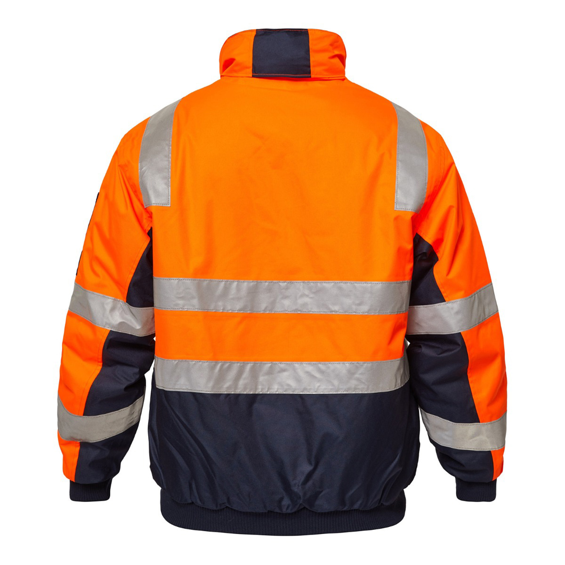 HI VIS MODERN REFLECTIVE BOMBER JACKET - workcraft